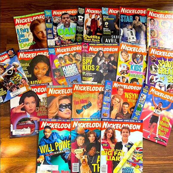 Nickelodeon | Accents | Nickelodeon Magazines Lot Of 2 Late 90s Early ...